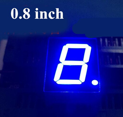 Blauw 0.8 Inch 7 Segment Led Display 1 Bit Digital... – Vicedeal