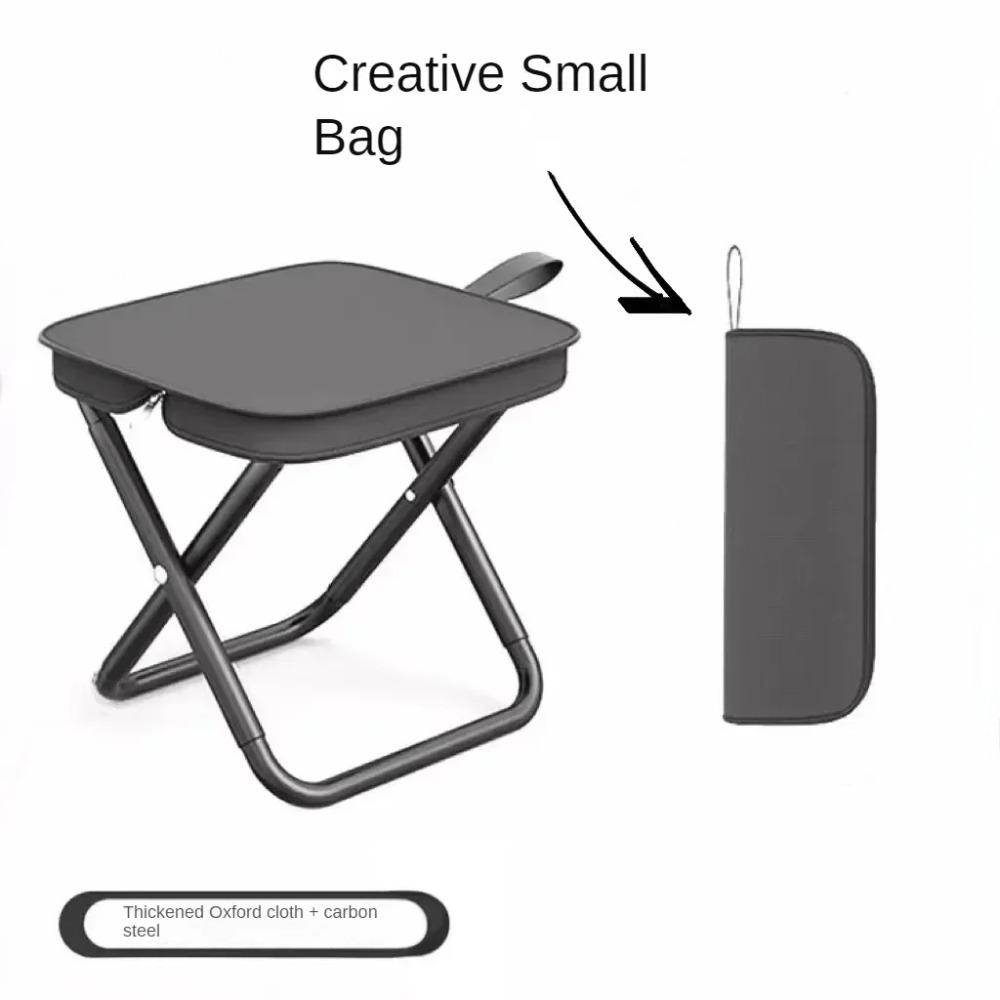 Outdoor Folding Stool Camping Chair Park Stool Pic... – Grandado