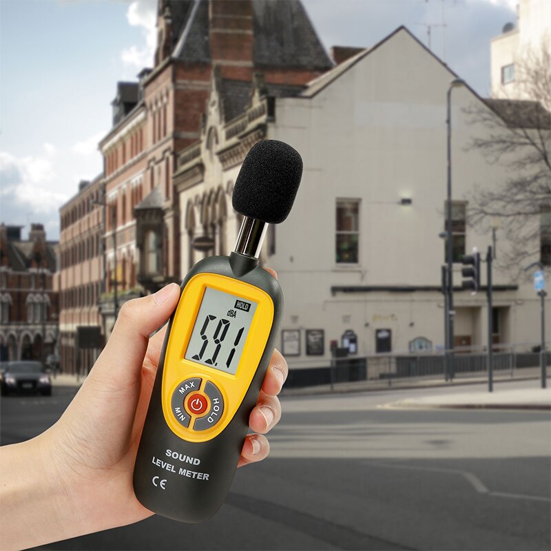 Digital Sound Level Meter Bereik 30-130dB (EEN) No... – Vicedeal