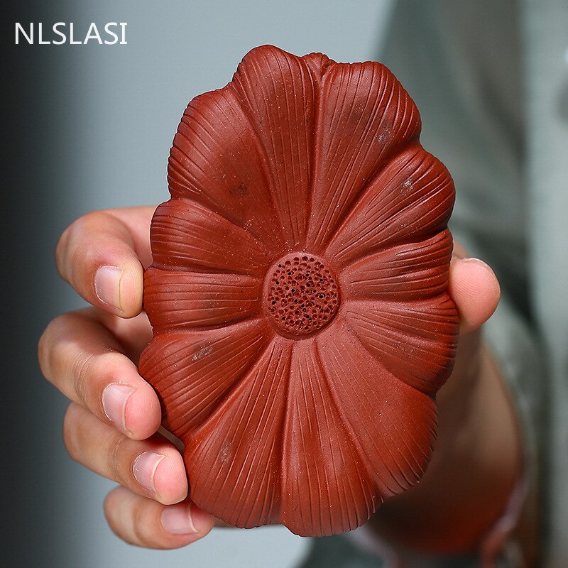 Classic Purple Clay Tea Pet Cattle model Ornament ... – Grandado