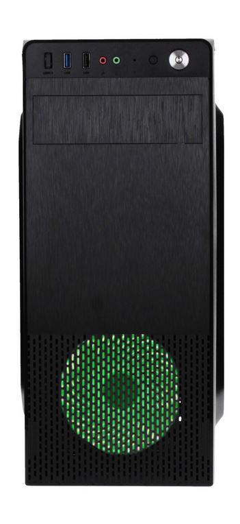 Gembird ATX Case fornax 150g USB 3.0 Green Fan Mid... – Grandado
