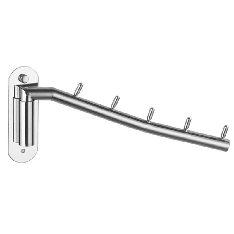Clothes Hanger Hook Wall Mount Swing Arm Stainless... – Grandado