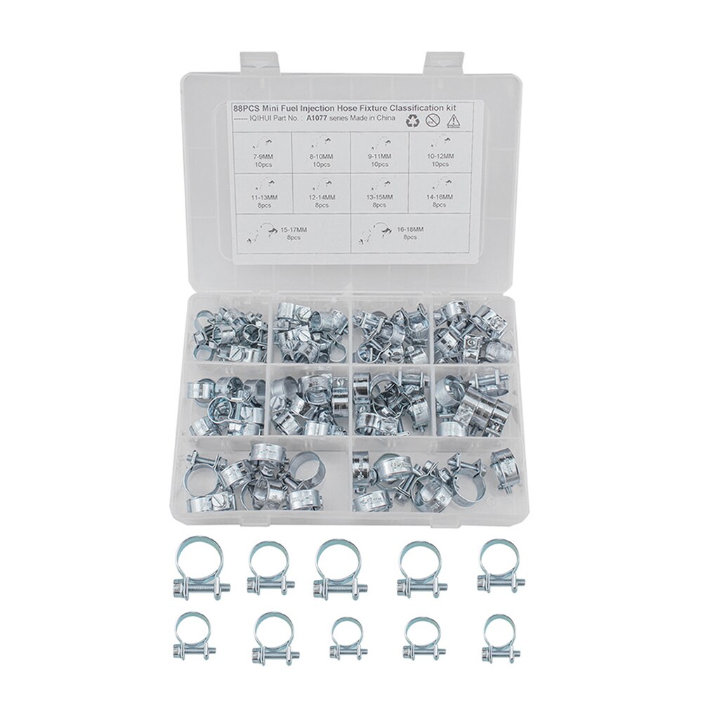 Carbon Staal Mini Slangklem Diverse 7-18Mm Gegalva... – Grandado