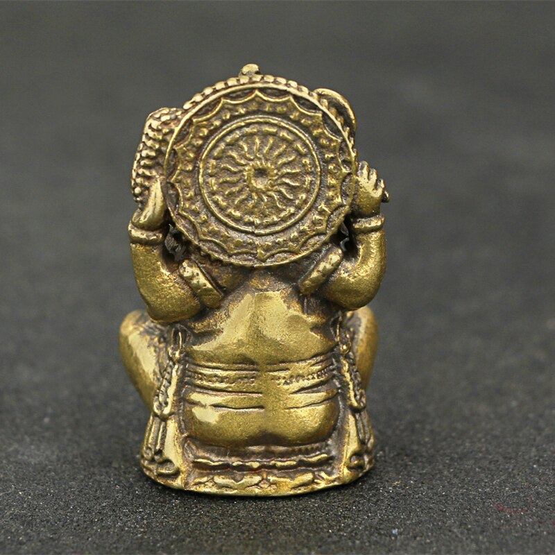 Copper Indian Style Buddhism Ganesha Statue Decora... – Grandado