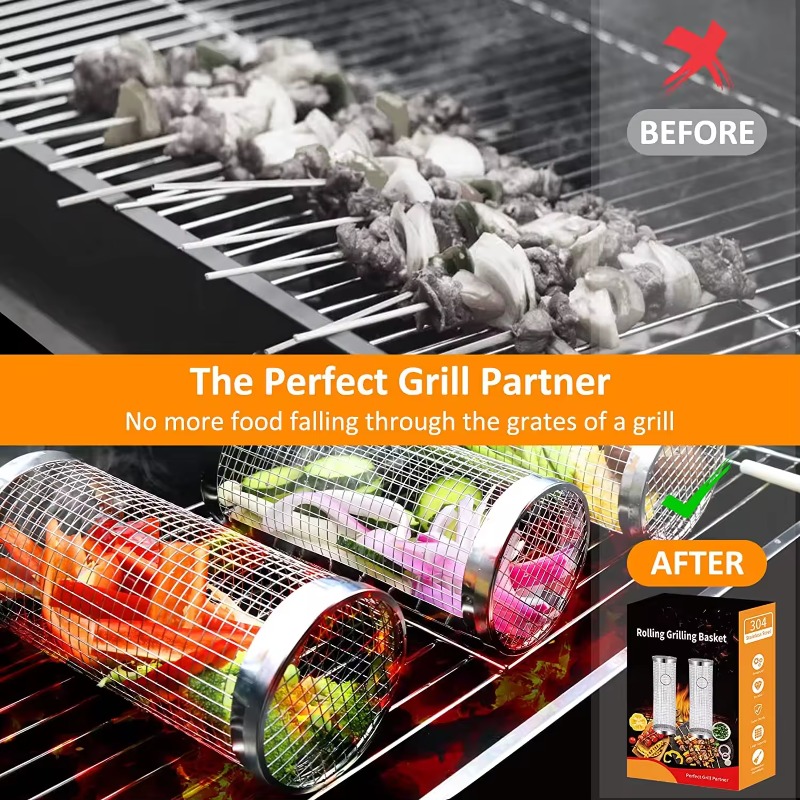 Edelstahl Grill Grill Rost Grill KäFeige Camping P... – Grandado