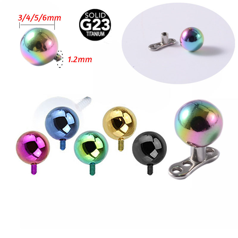 1Set Titanium Ball Piercings Hide in Surface Body ... – Grandado