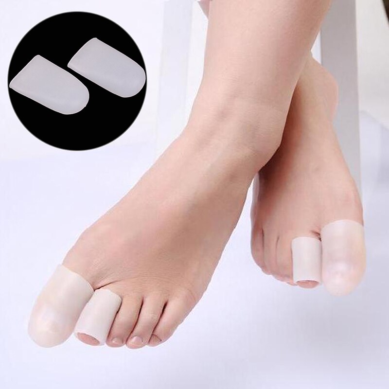 1Pair Silicone Gel Little Toe Tube Corns Blisters ... – Grandado