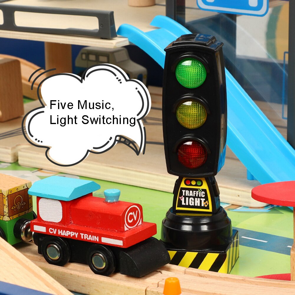 Simulation Traffic Signs Stop Music Light Block Mo... – Vicedeal