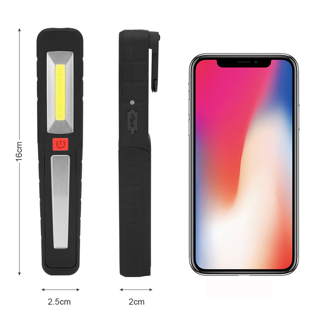 LED COB Rechargeable Magnetic Torch Flexible Inspe... – Grandado