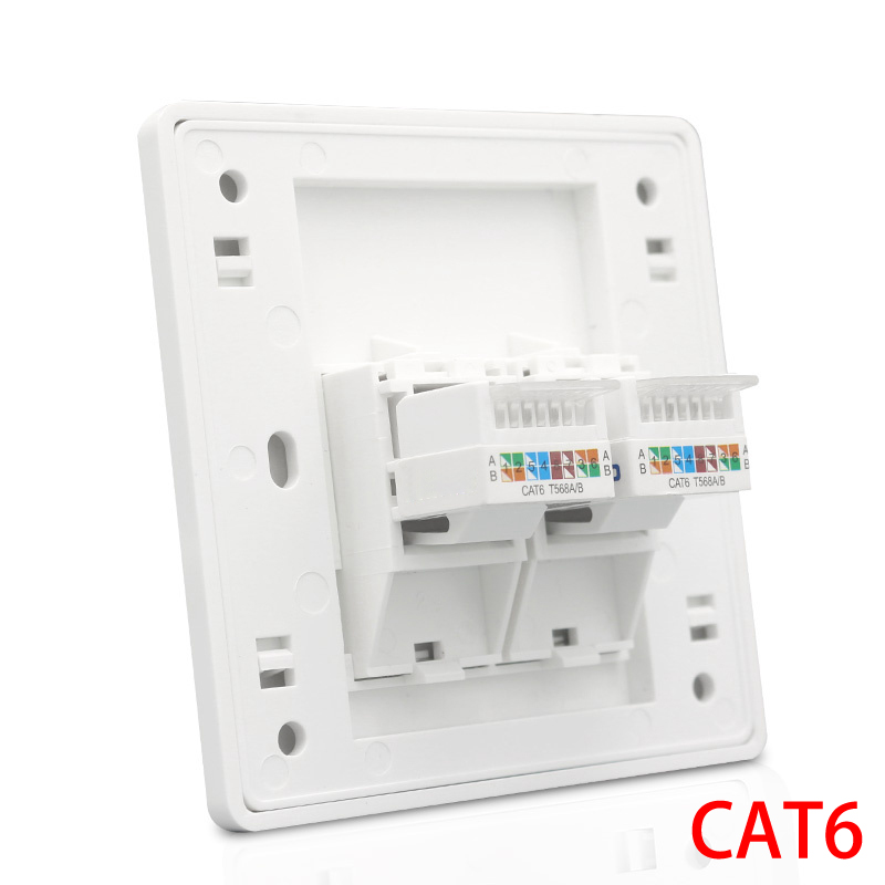CAT6 RJ45 Network Wall Face Cover One Port Interne... – Grandado
