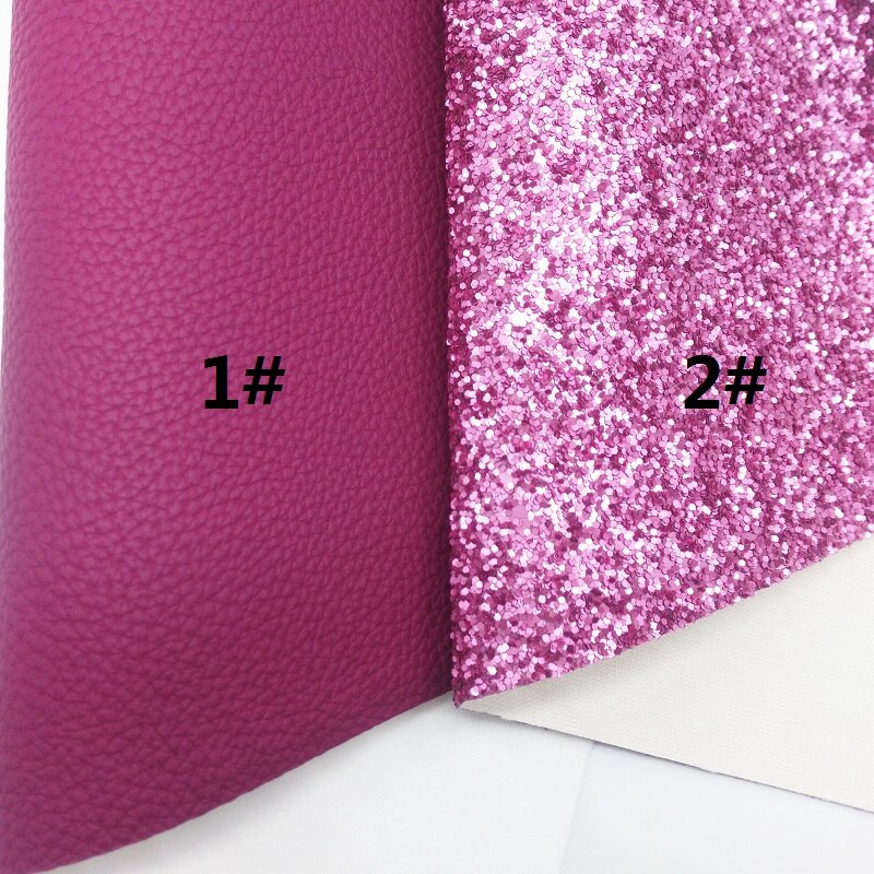 Rose Glitter Fabric, Chunky Glitter Leather Sheets... – Grandado