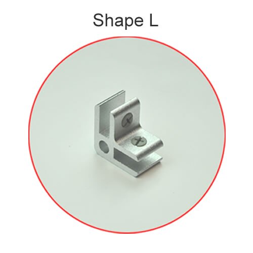 Glas/Acryl Showcase clips/connector, voor 8mm glas... – Vicedeal