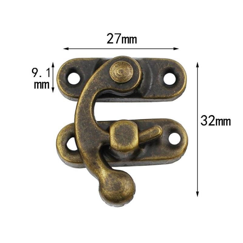 Een Set Vintage Metalen Hardware Houten Doos Decor... – Grandado