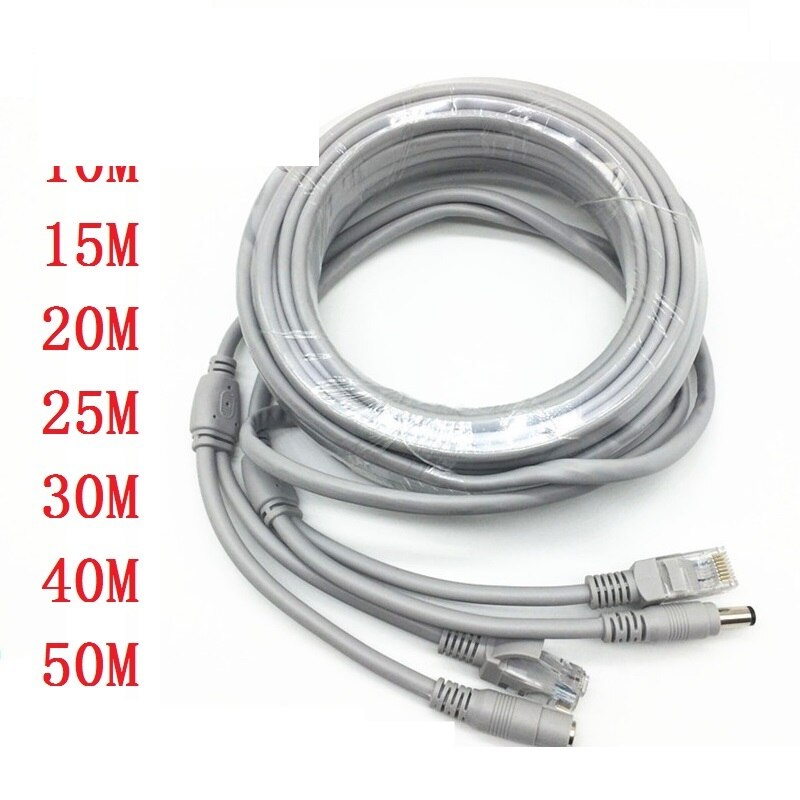 RJ45 Ethernet CCTV Cable Cat5e DC Power Cat5 Inter... – Grandado