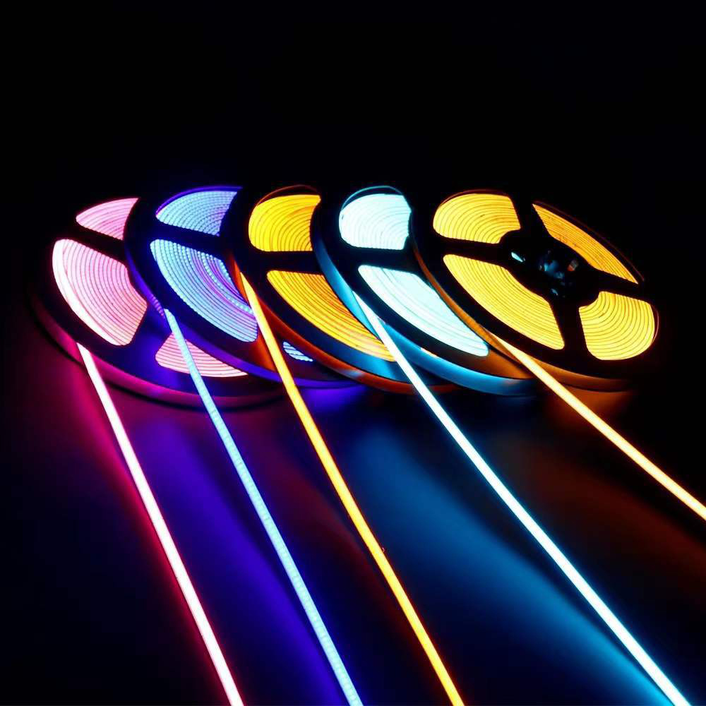 Oranje 3mm 5mm 8mm COB Led Strip Verlichting 12V 2... – Vicedeal