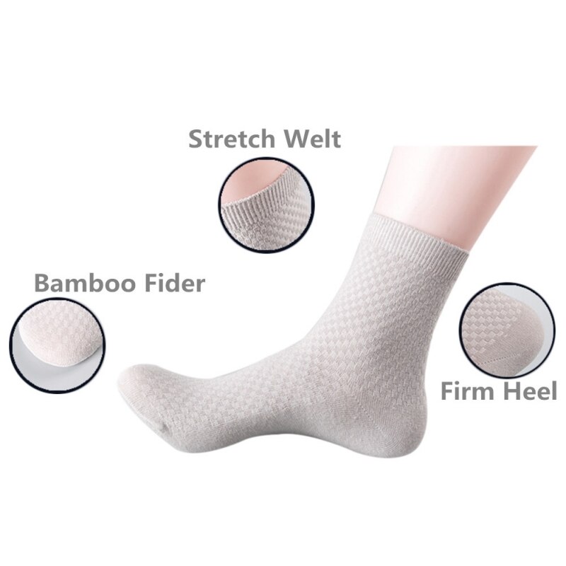 5 pairs/ lot Men Bamboo Fiber Socks Brand Sport An... – Vicedeal
