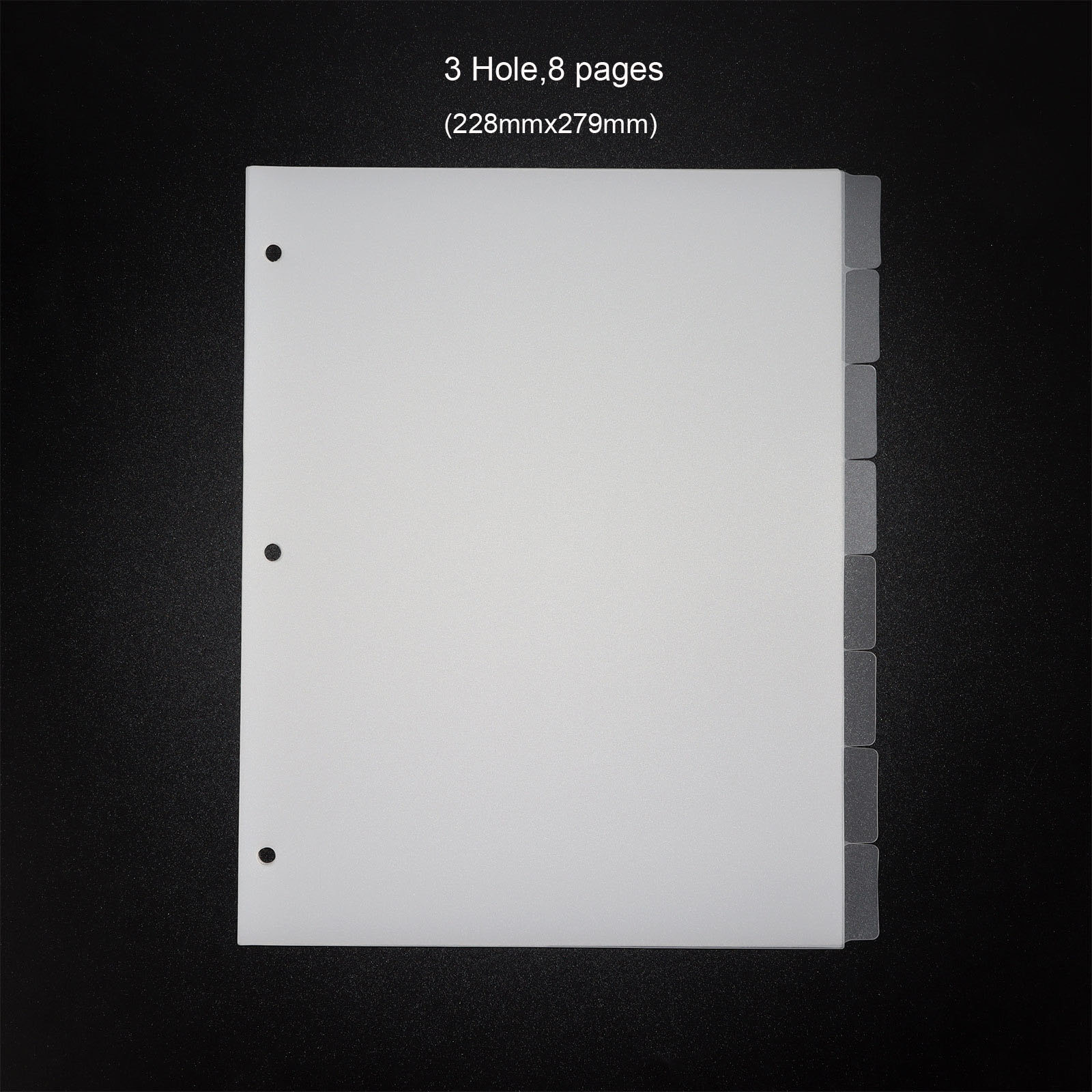 Sharkbang A4 3 Holes 8 Pages 228mmx279mm PVC Trans... – Vicedeal