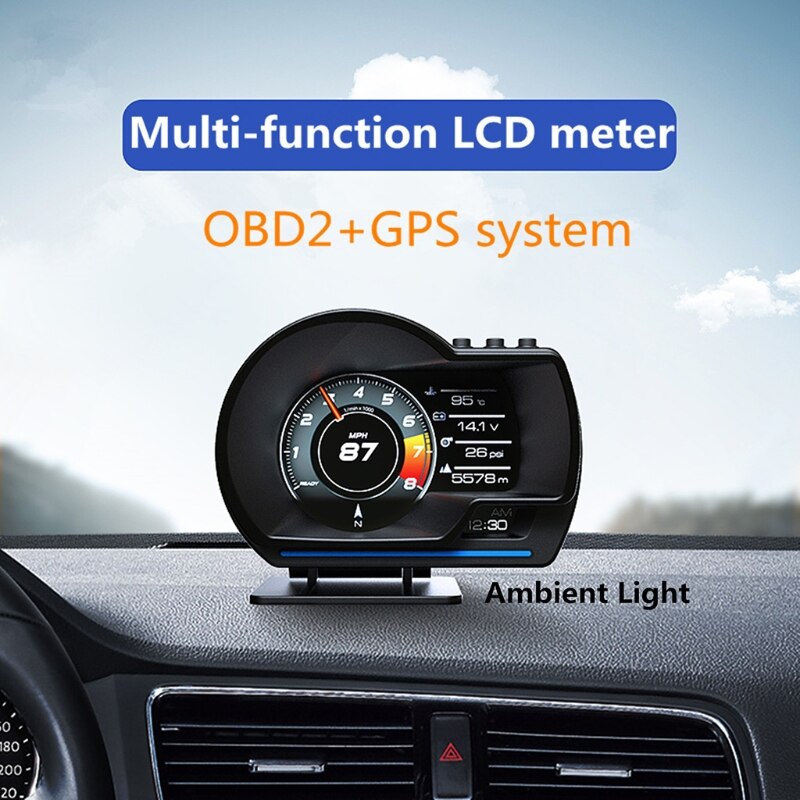 AP-6 HUD Head-Up Display OBD GPS Dual System Smart... – Vicedeal