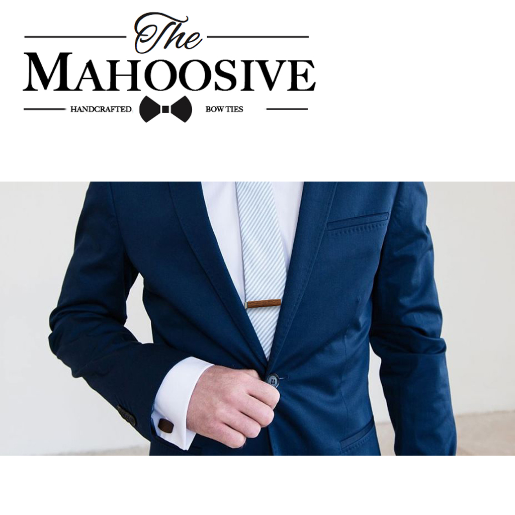 Mahoosive Wooden Tie Clip for Men Tie Bar wood Nec... – Grandado