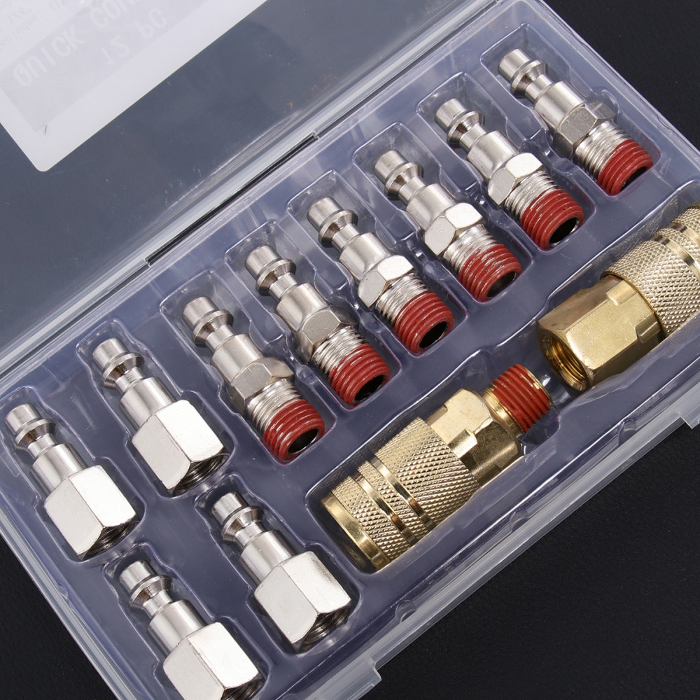 12 In 1 1/4 NPT Air Coupler Plug Set Pneumatic Tub... – Grandado