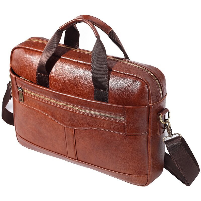 PI UNCLE Official Package Mail Bag Men's Leather B... – Grandado