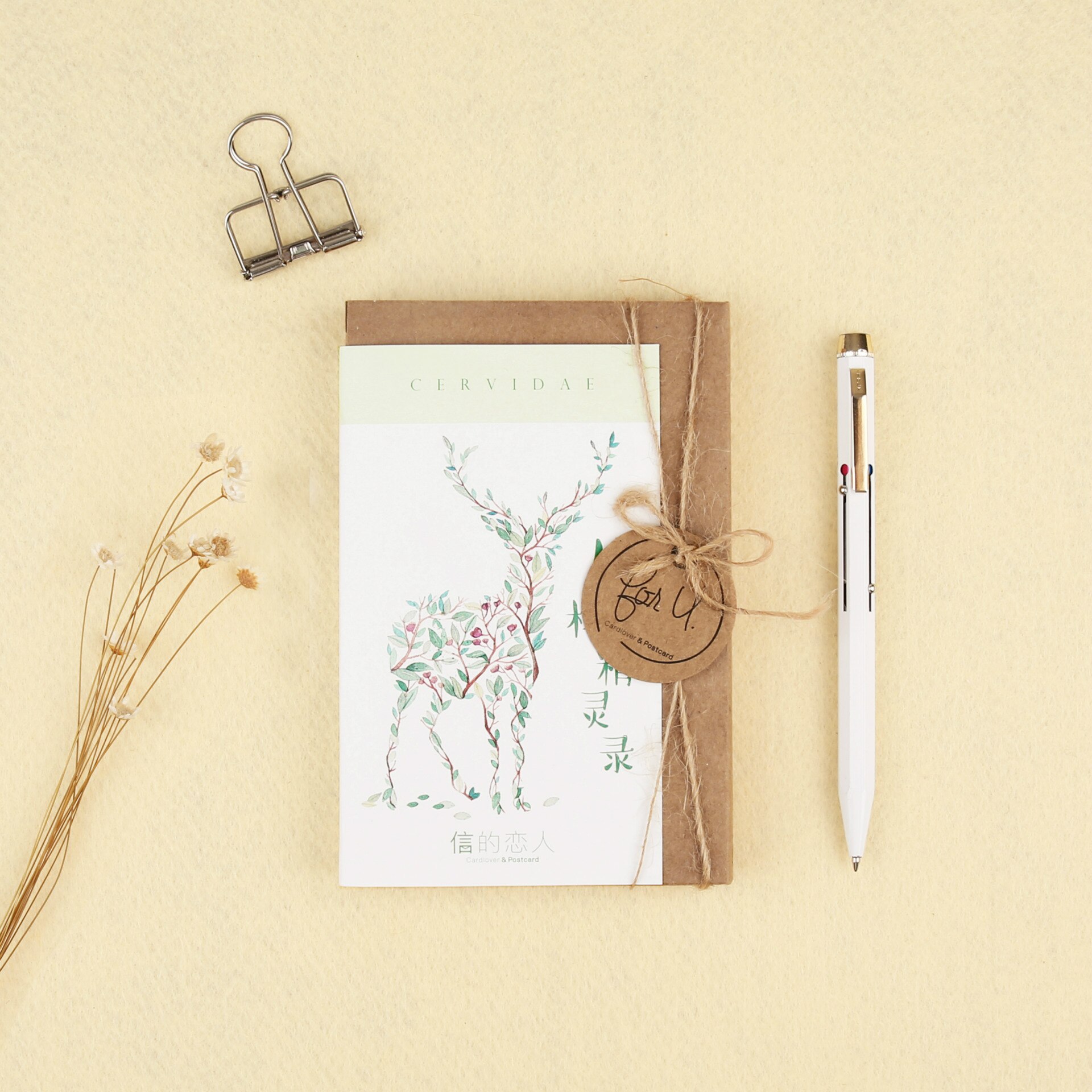 30pcs/lot Cute Elf and Plants DIY Postcard Message... – Vicedeal