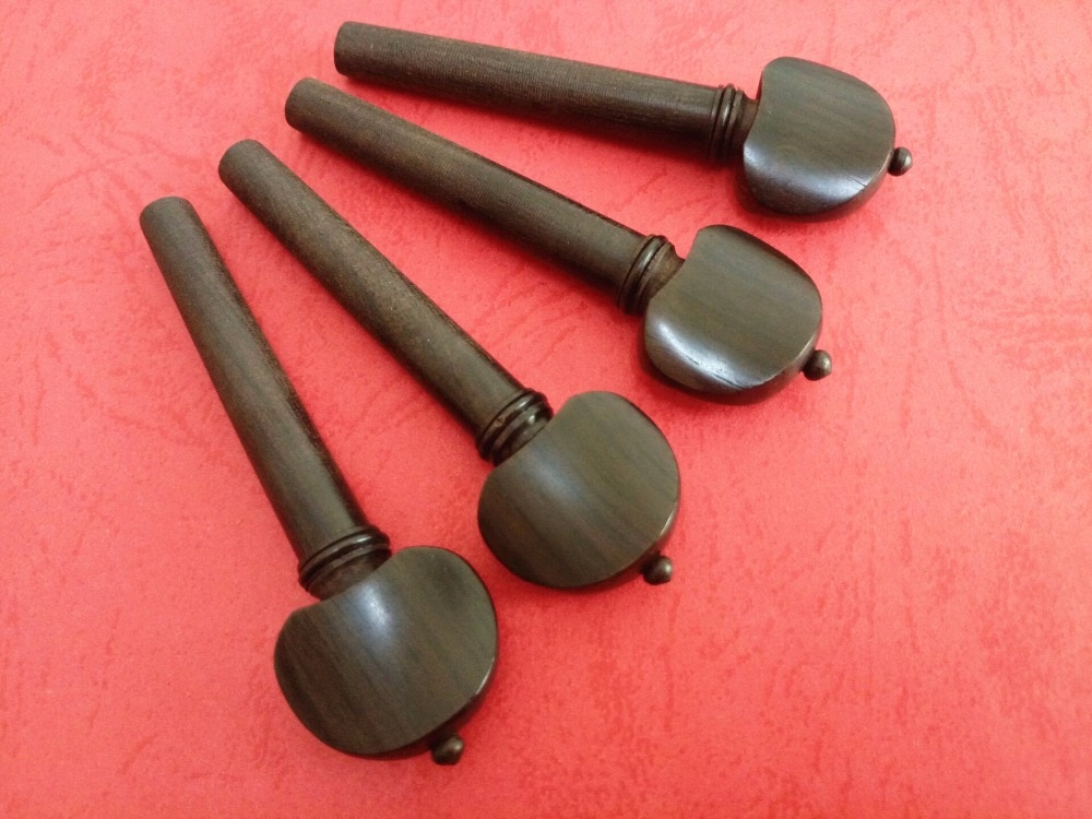 12 pcs black ebony violin tuning pegs 4/4 full siz... – Grandado