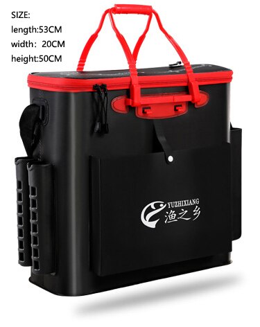 Portable Zipper EVA Fishing Bag Collapsible Live F... – Grandado