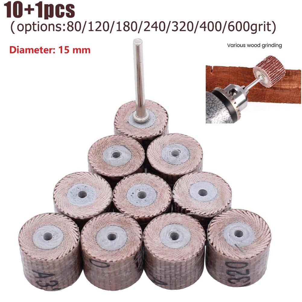 10Pcs Louver Grinding Wheel Abrasive Flap Wheel Sa... – Grandado