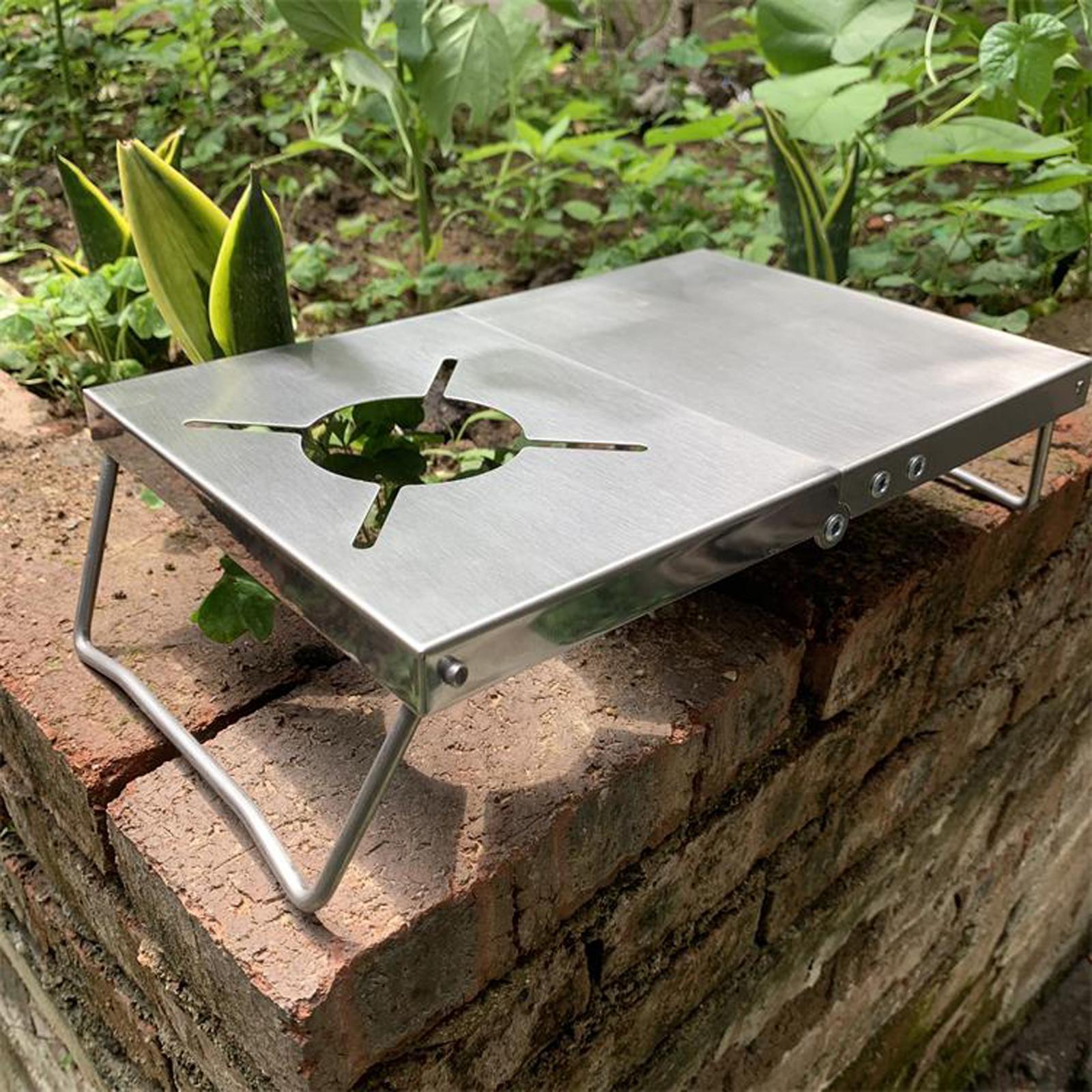 Portable Camping Table Gas Stove Desk Indoor for C... – Grandado