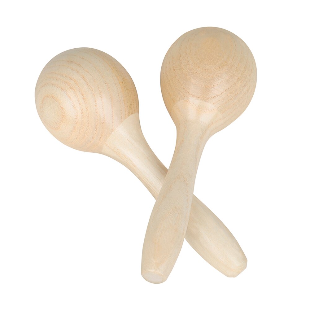 2Pcs Kids Baby Maraca Speelgoed Houten Rammelaars ... – Vicedeal