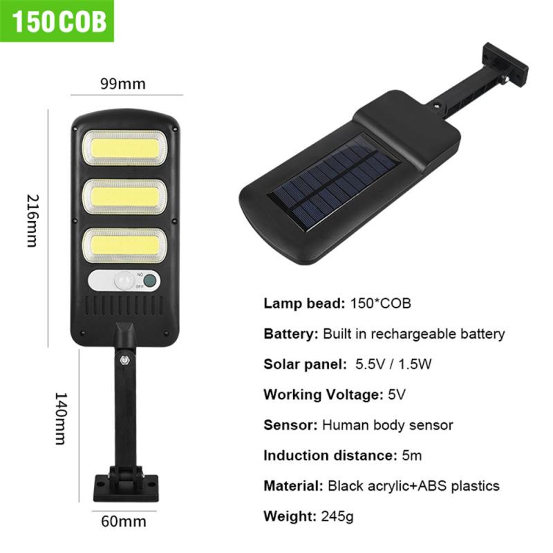150 LED Wireless Solar Lamp With Three Modes Outdo... – Grandado