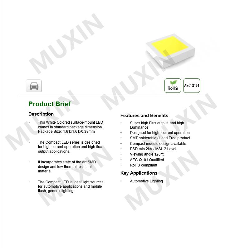 200 Pcs Voor Sharp Led Lcd Backlight Tv Toepassing... – Vicedeal