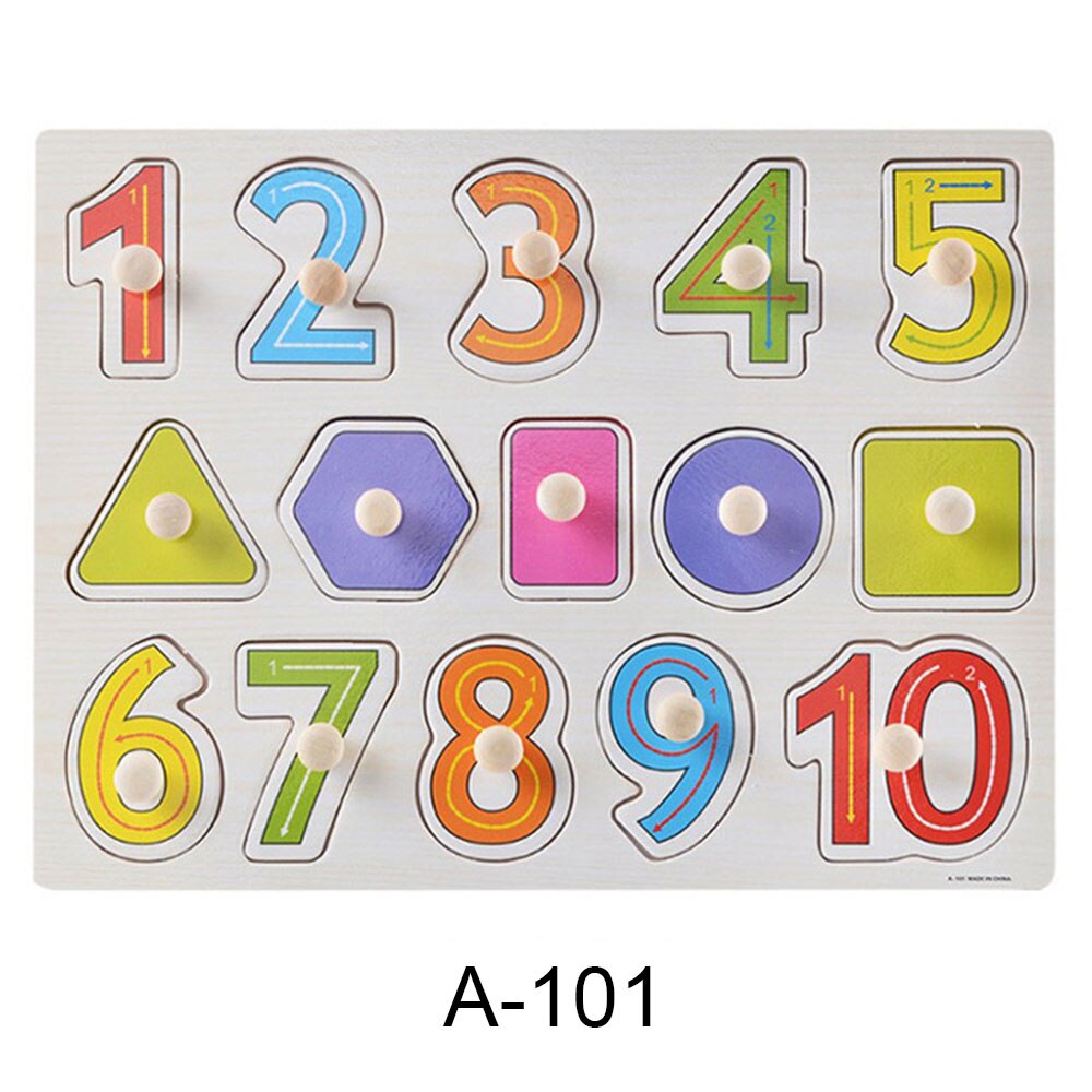 Hout Puzzel Kant Greep Alfabet Brief Puzzel Speelg... – Vicedeal