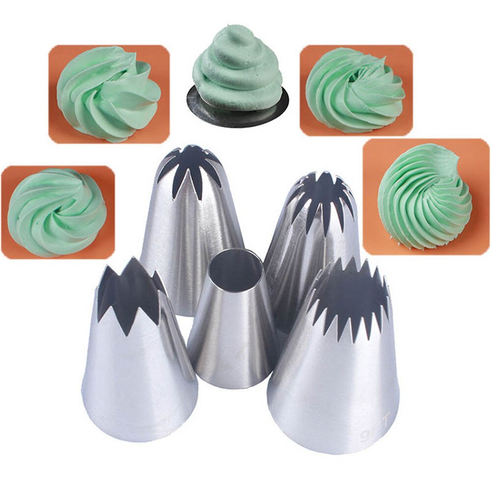 3/4/5/7 Pcs/set Large Icing Piping Nozzle Russian ... – Grandado