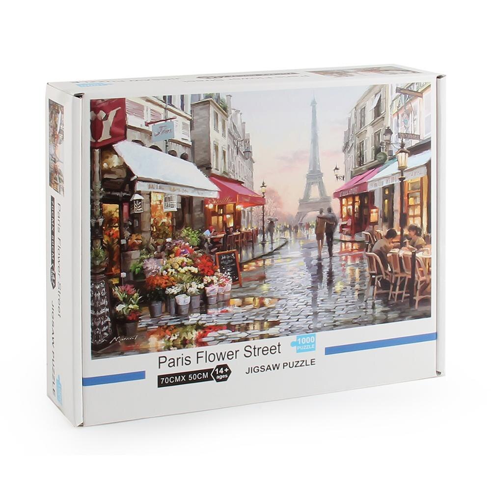Paris Flower Street Puzzle 1000 Pieces Jigsaw Puzz... – Grandado