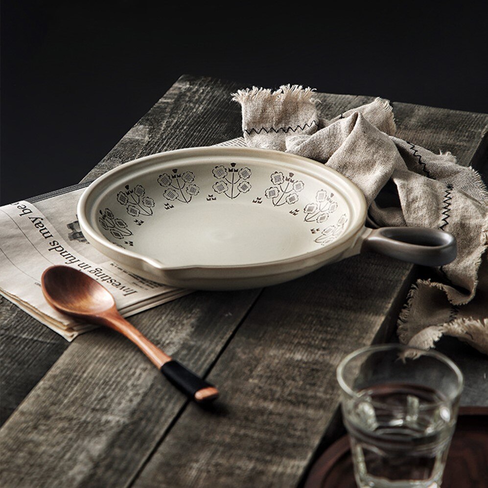 Nordic Style Single Handle Heat-Resistant Clay Pot... – Vicedeal