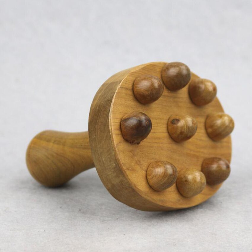 Handheld Wood Acupuncture Massager Roller Body Sli... – Grandado