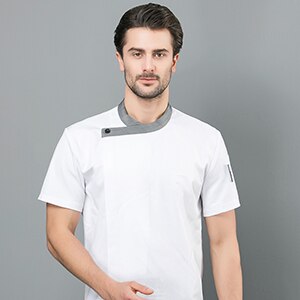 Chef Uniform Costume Breathable Food Service Top S... – Grandado