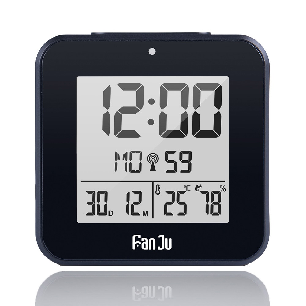 Dcf Radio Controlled Time Rcc Digital Wall Clock W Vicedeal