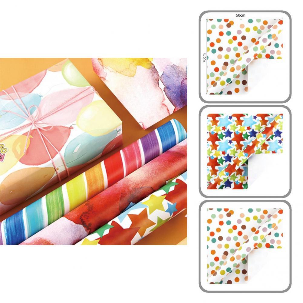 Wrapping Paper Art Paper Wrapping Paper Easy to Wr... – Grandado