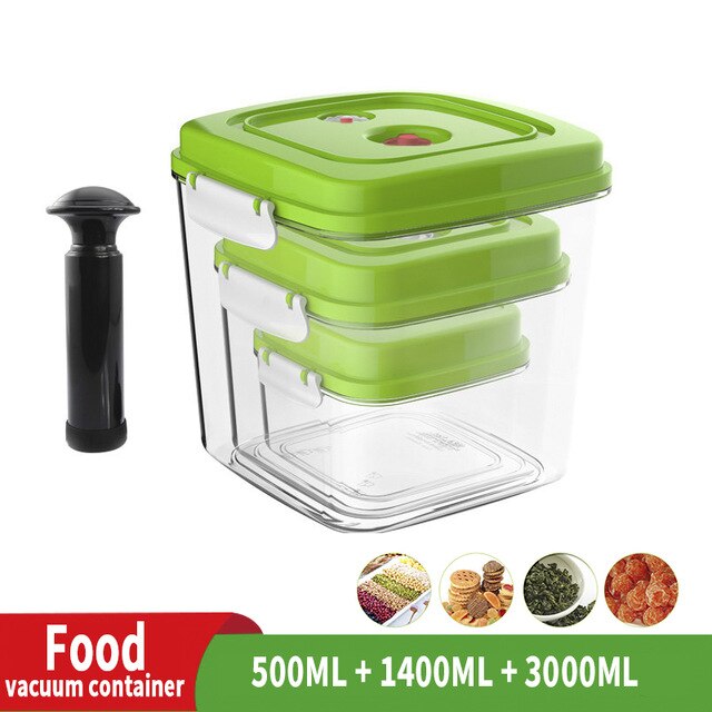 Food Vacuum Container Square Plastic Large Capacit... – Vicedeal