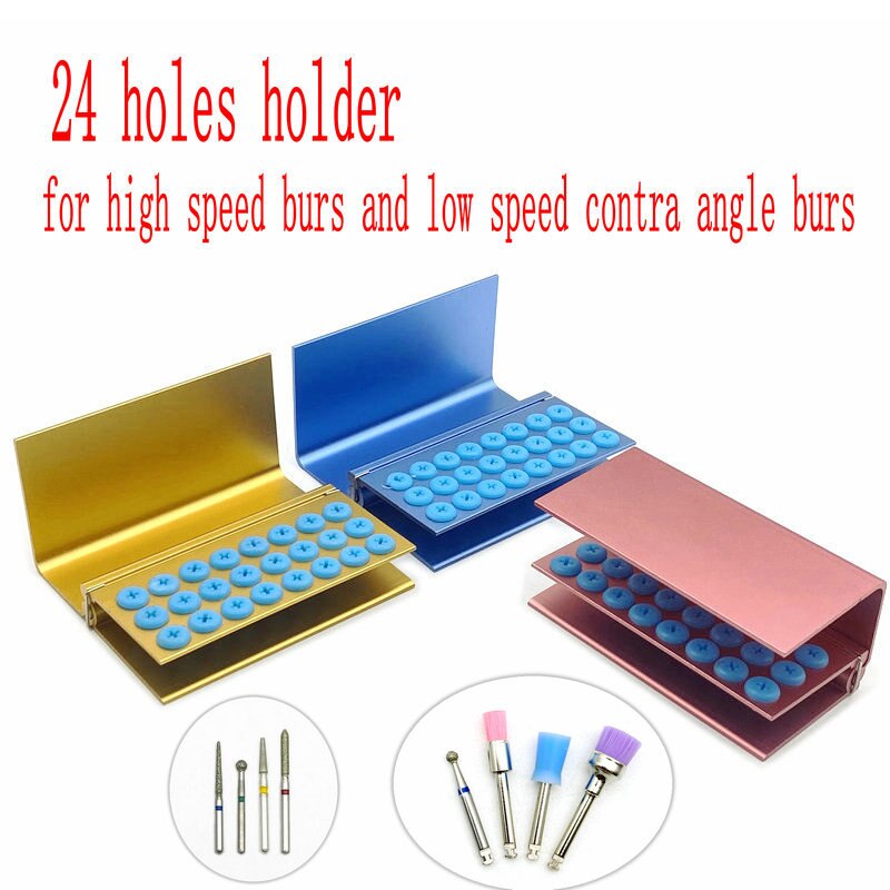 3pcs 24holes Dental Burs Disinfection Autoclave Ho... – Grandado