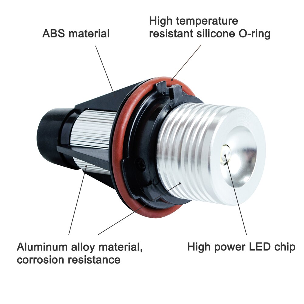 2PCS Car Flashing For BMW Angel Eye E39 53 E60 E61... – Grandado