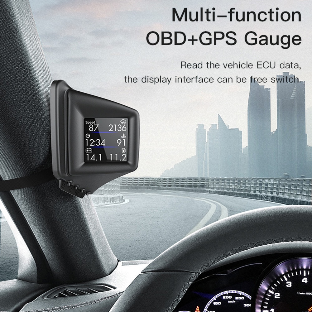 Auto Boordcomputer Obd 2 Gps Hud A-stijl Bekleding... – Vicedeal