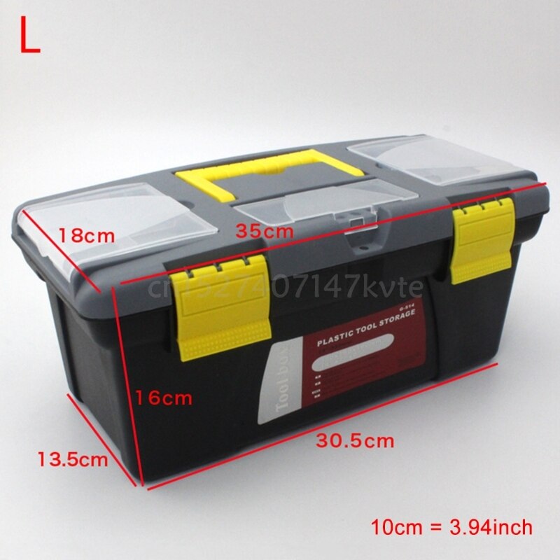 Portable Plastic Hardware Toolbox Household Multif... – Grandado