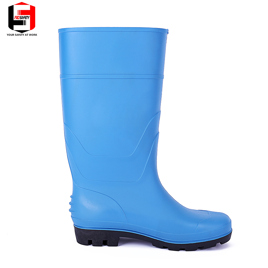 PRO SAFETY Blue Rain Boot women Water Oil Resistan... – Grandado