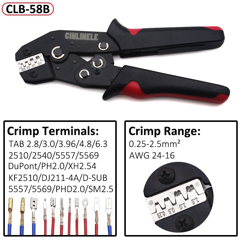 DuPont/D-SUB Terminals Crimping Pliers Hand Tools ... – Grandado