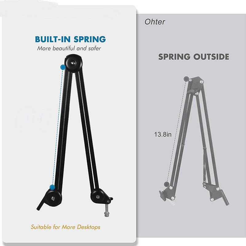 Rotation Installation Studio Microphone Arm with S... – Vicedeal