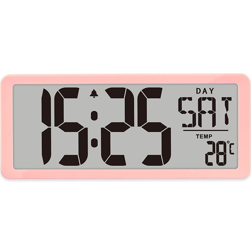 LED Digital Wall Clock Large Number Time Display A... – Vicedeal